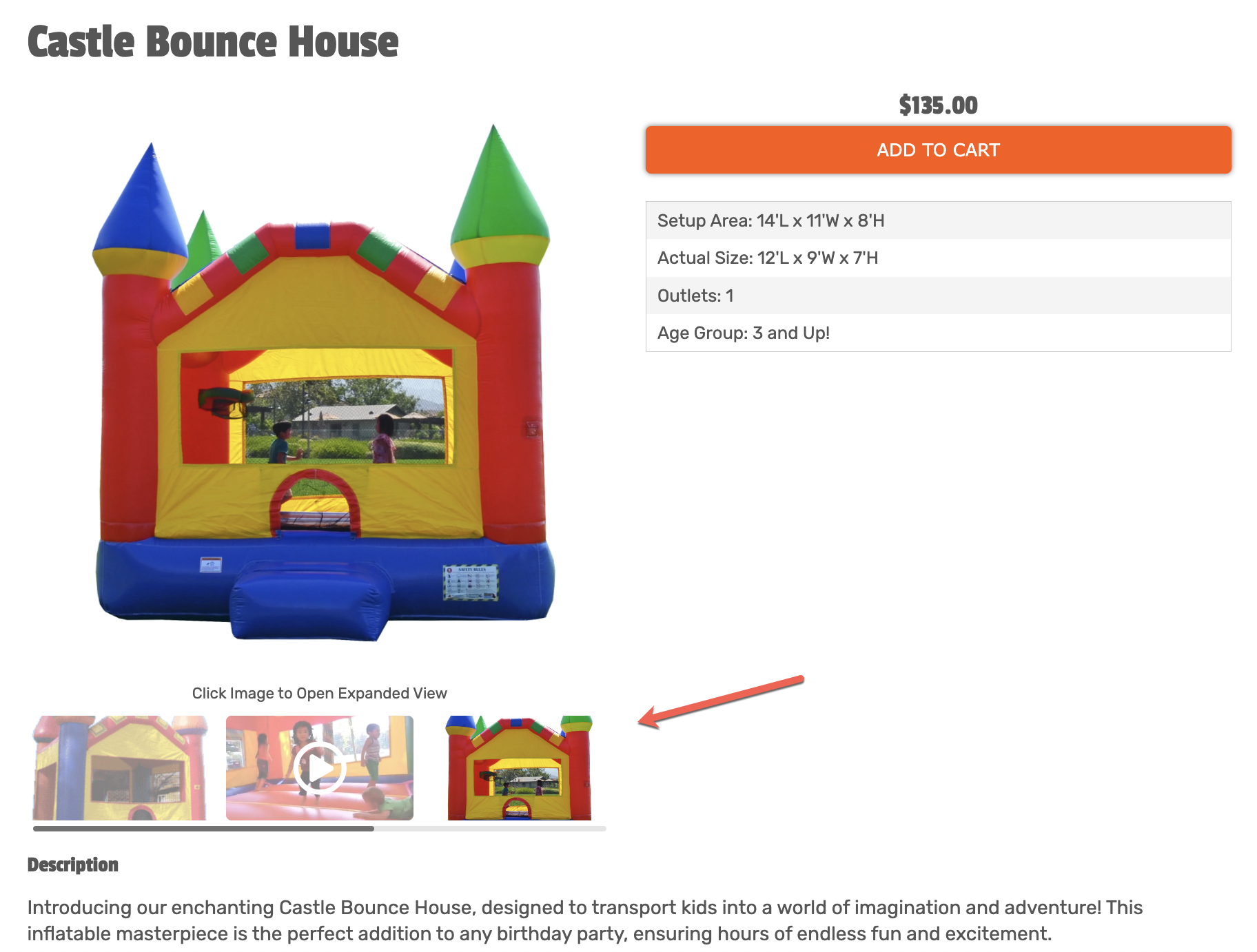 Additional Media for Products – Event Rental Systems